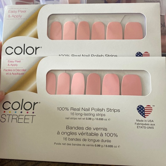 Color Street | Other | 2 Sets Color Street Nail Strips 2 Himalayan Salt ...